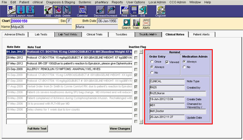 Clinical Notes - Overview