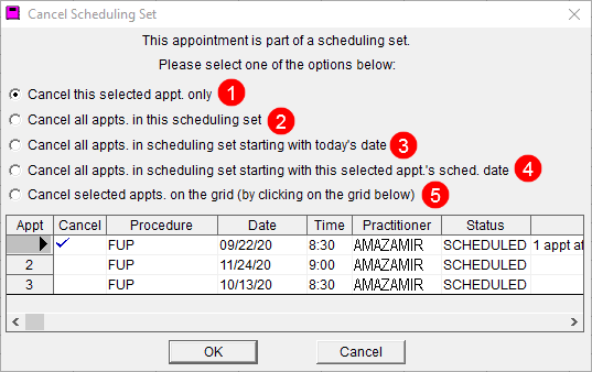 Rescheduling, Editing & Cancelling Multiple Appointments