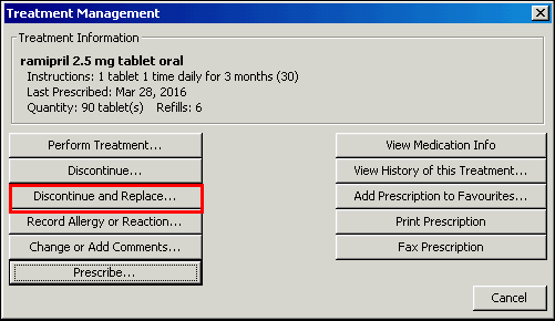12. The Discontinue and Replace Option