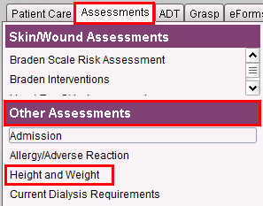ASM - Height and Weight