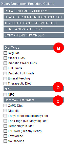 ORD - Future Diet Order