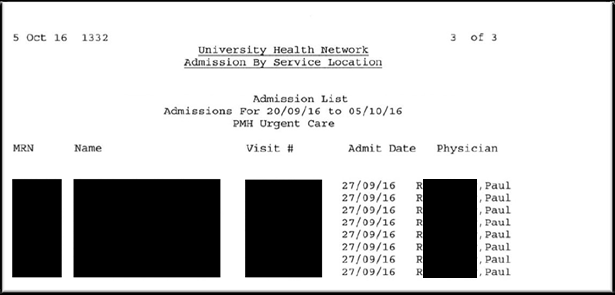 MDs - Printing Physician Clinic List